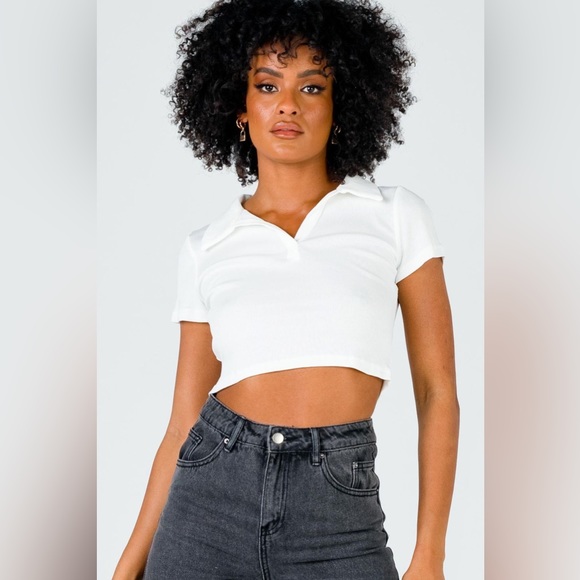 Princess Polly | Tops | Princess Polly Cori Top In Cream Size 2 New ...